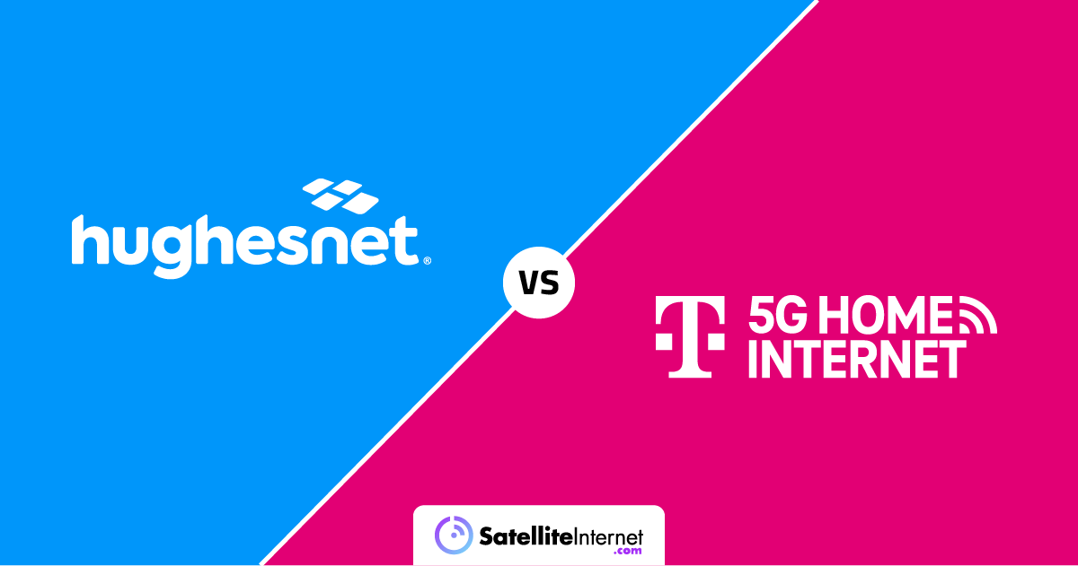 Hughesnet vs. T-Mobile Home Internet | SatelliteInternet.com