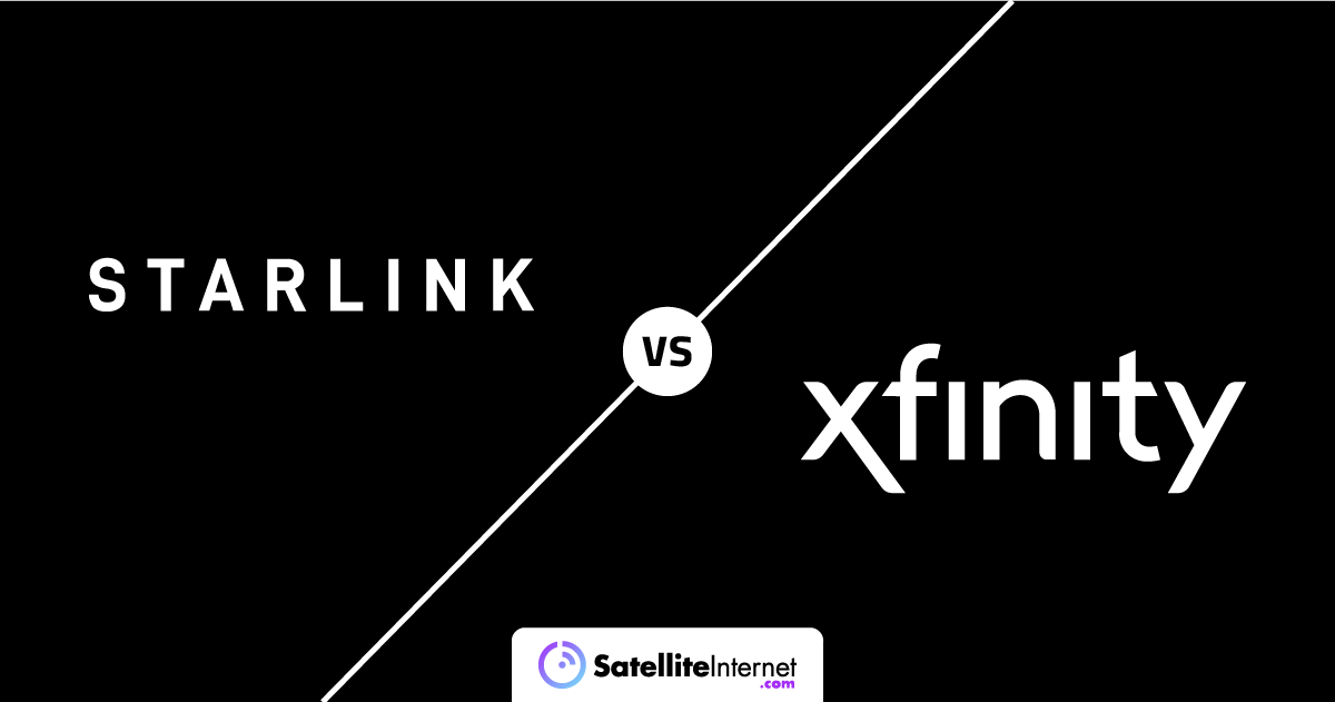 Starlink vs. Xfinity | SatelliteInternet.com